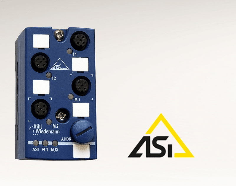 Módulo de accionamiento ASi de Bihl+Wiedemann para Interroll - IDE